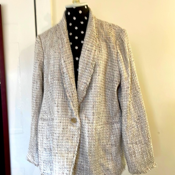 Ann Taylor | Jackets & Coats | Nwt Ann Taylor Tweed Jacket Size 8 ...